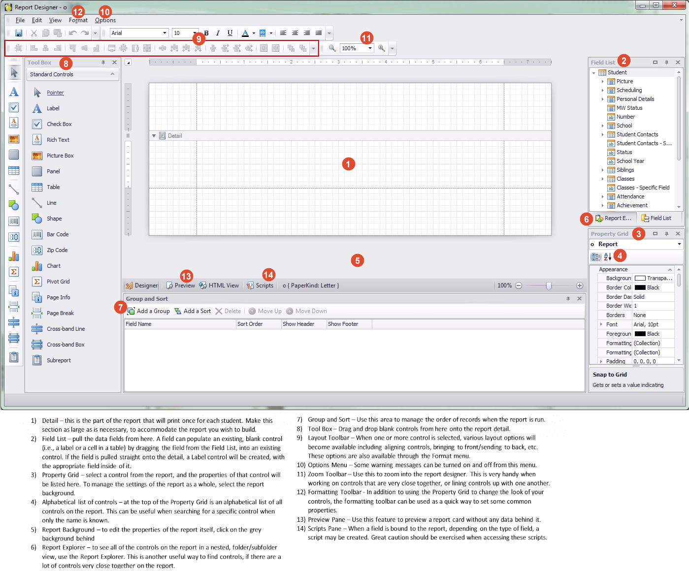 Maplewood Report Builder for Rep