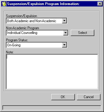 Suspension Expulsion Program