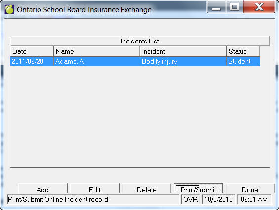 Ontario School Board Insurance Exchange (OSBIE) - 2005/2006