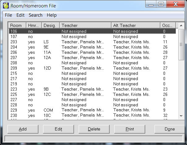 Step 4: Create A Room/Homeroom File - Current Year