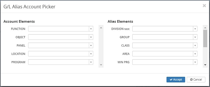 How to Perform G/L Global Alias Change
