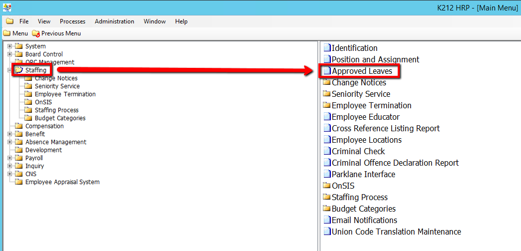 How to Add/Modify Employees Approved Leaves