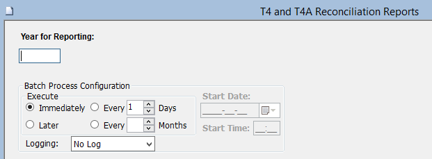 How to Run a T4 & T4A Reconciliation Report